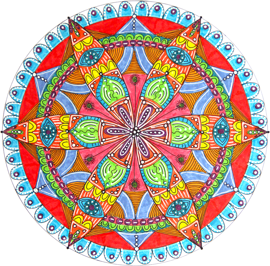 How To Draw A Mandala With A Compass HowToGetCreative
